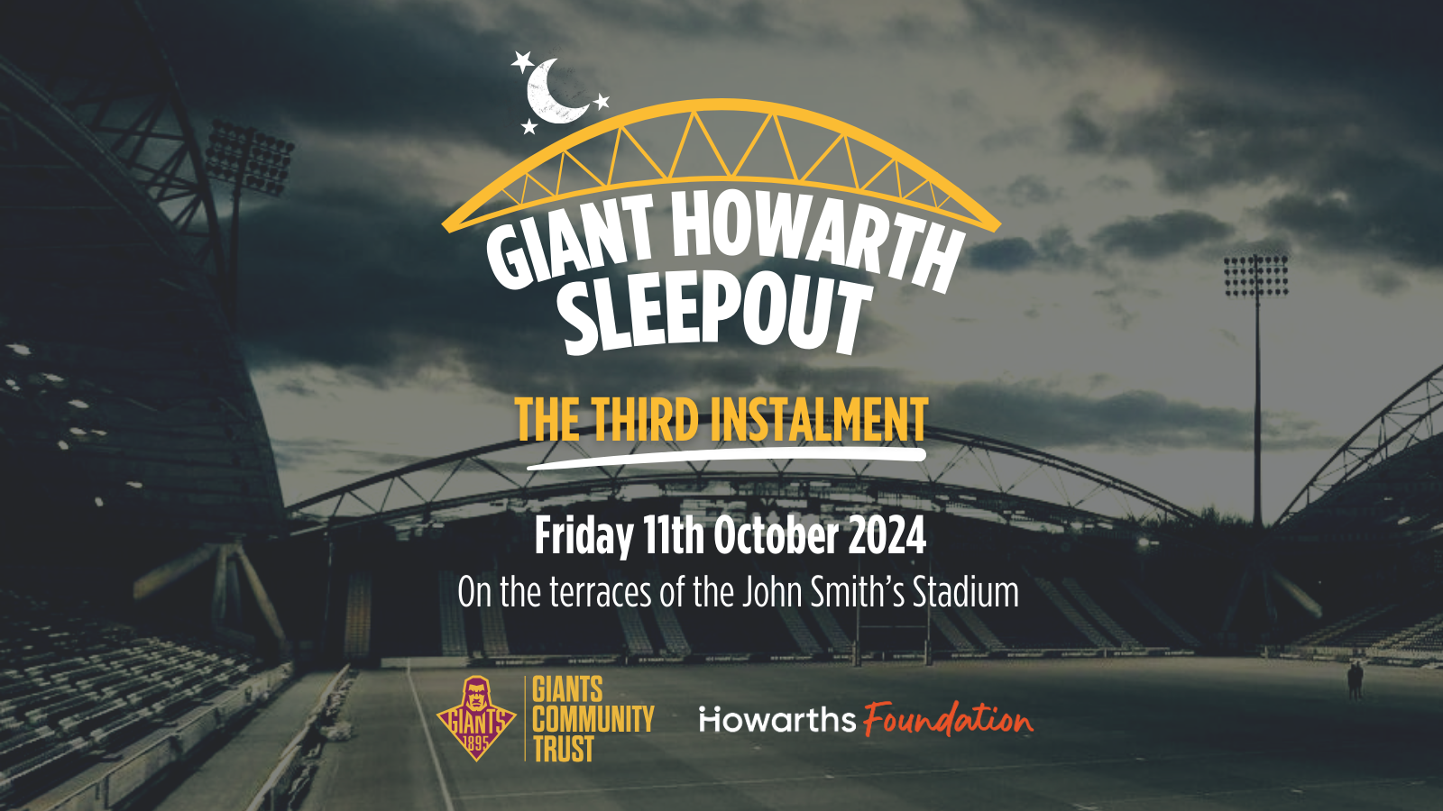 Giant Howarth Sleepout 3 | Huddersfield Giants Community Trust